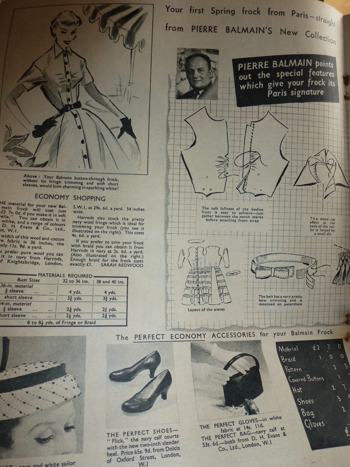 What Kate-Em did next.: 1950s couture patterns by post.