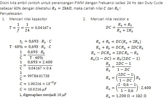 ELEKTROKITABELAJAR: Metode Perancangan PWM