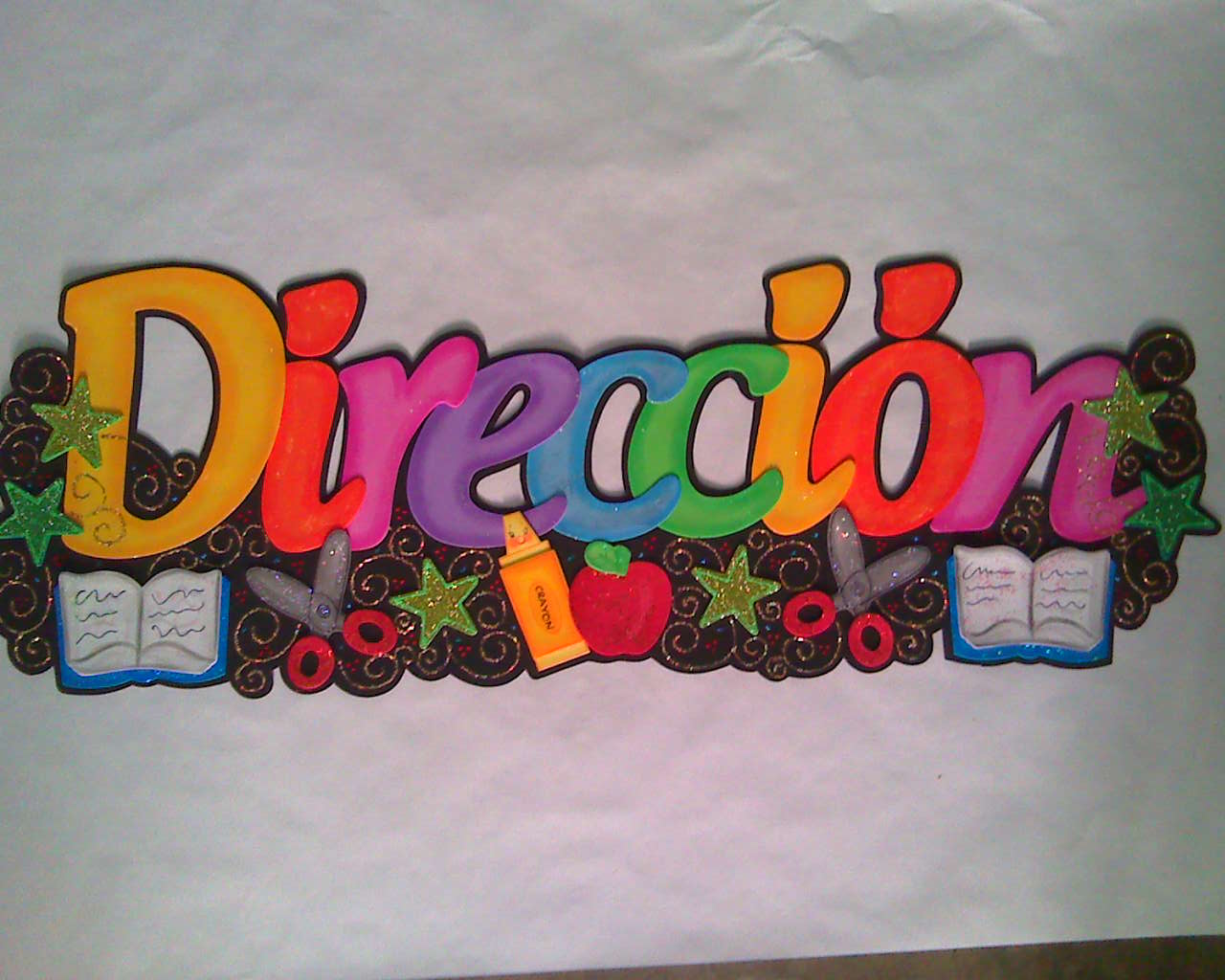 Letrero Dirección - Fomiart