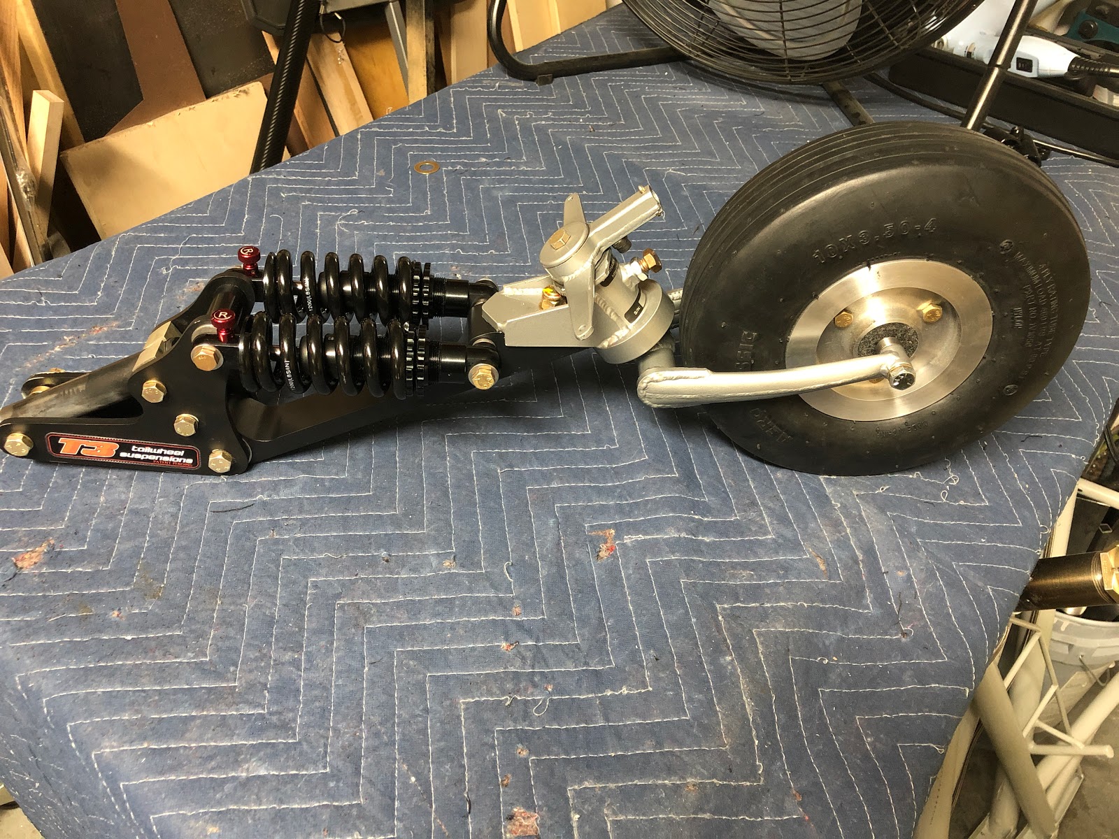 N6408C Bearhawk 4 Place Builders Log: The T3 Tailwheel Dual Coil Over ...