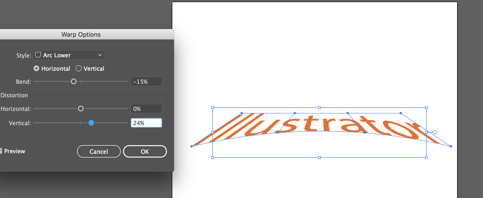 Hamperium Photography & Communication: How to warp text in Adobe ...