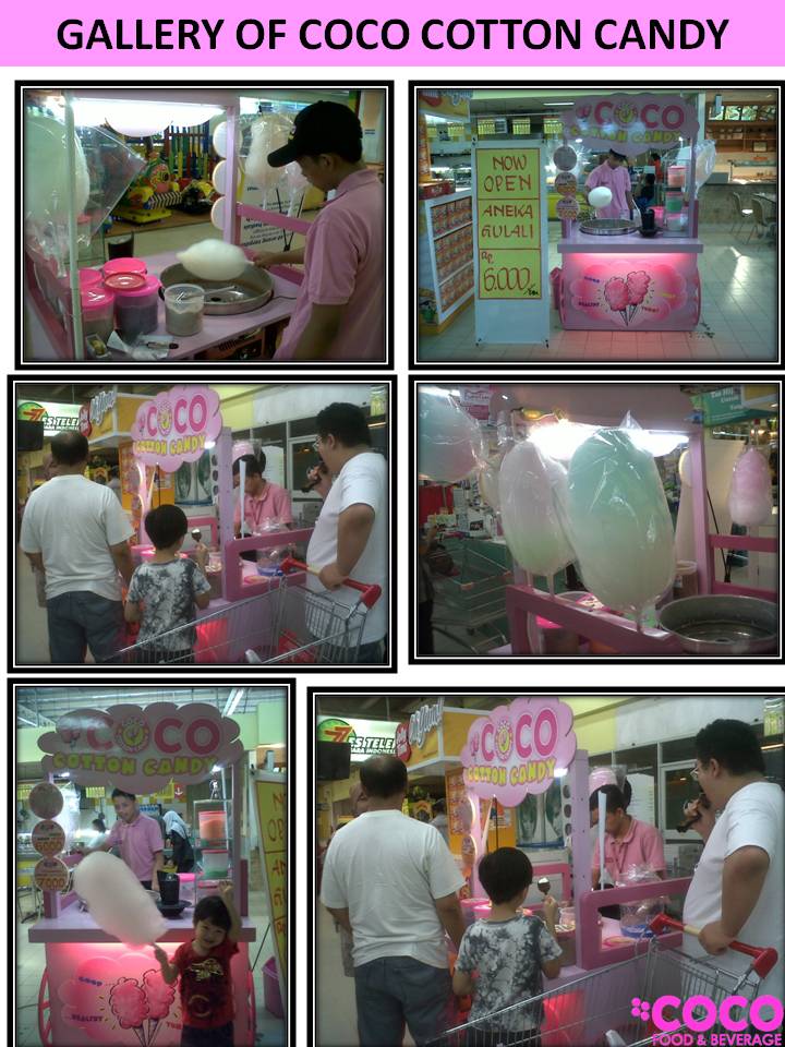 COCO FOOD & BEVERAGE: FRANCHISE USAHA : COCO COTTON CANDY