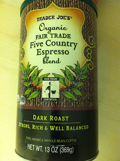 Espresso Rants: Trader Joe's Organic Five Country Espresso Blend