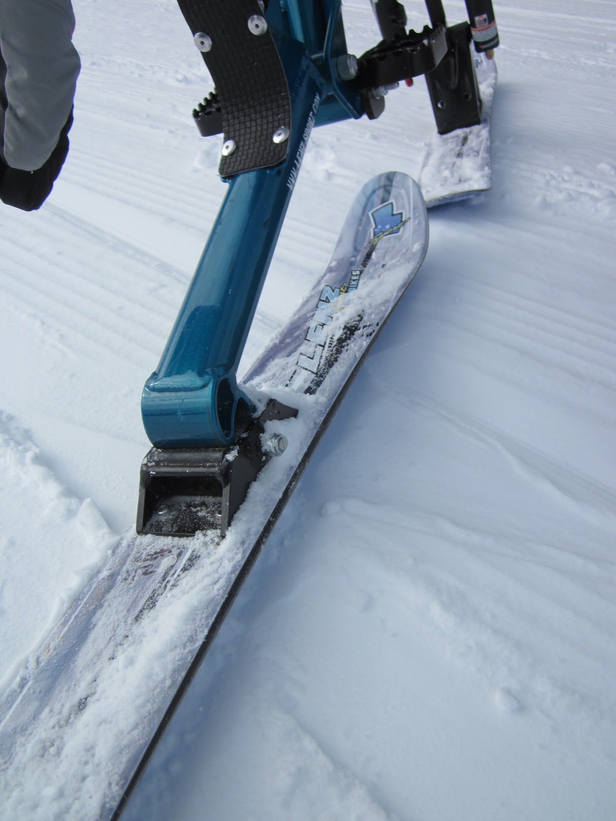 Professional Skibike Instruction: Skidded turns and skidded traverses ...