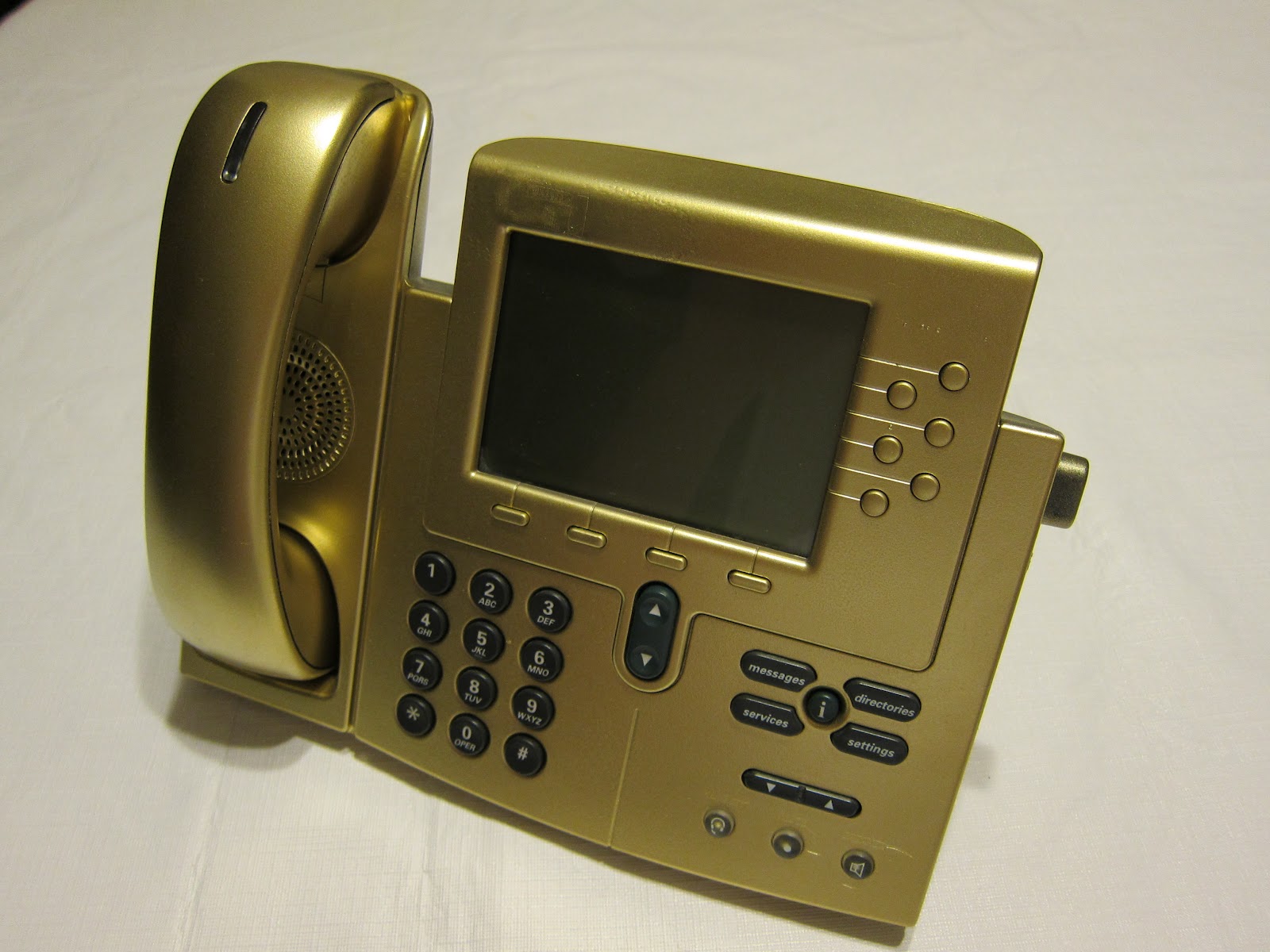 Unified Communications Guerrilla: The Gold Cisco IP Phone