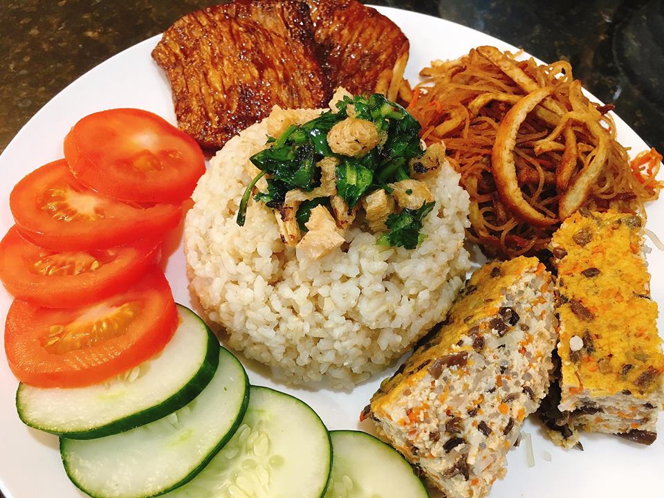 Cơm tấm sườn bì chả chay | Thực dưỡng hiện đại