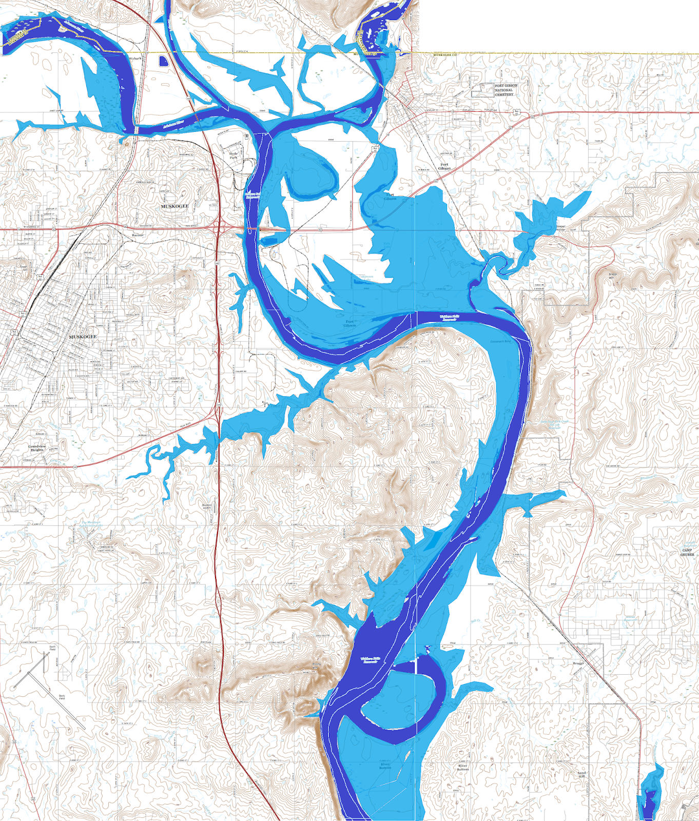 Muskogee Arkansas River Flood: Areas to Watch ~ MuskogeePolitico.com