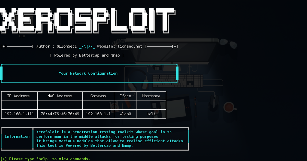 Xerosploit- MITM Penetration Toolkit