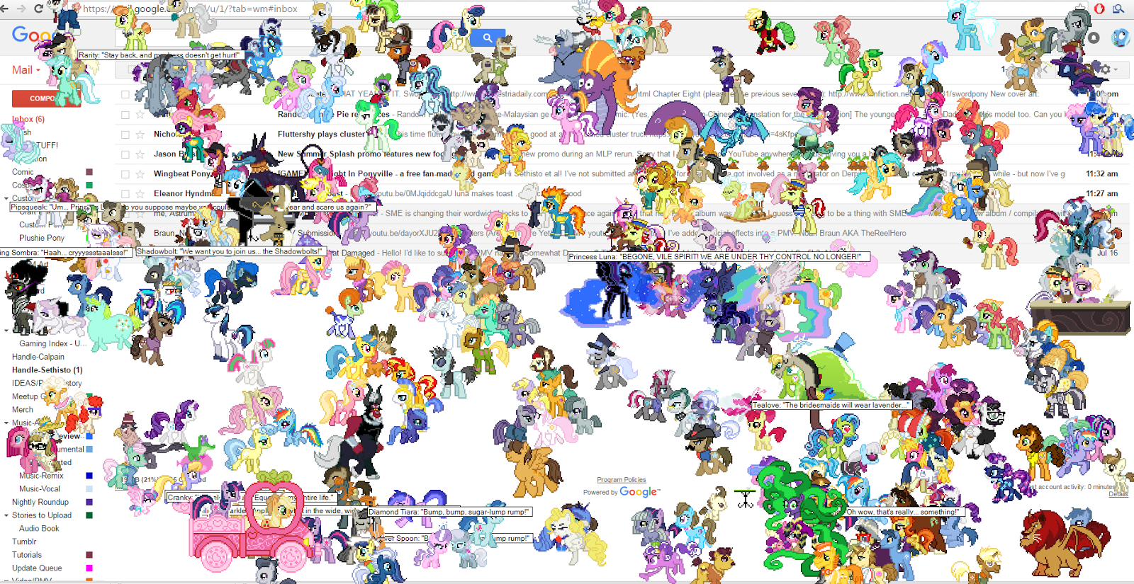 Equestria Daily - MLP Stuff!: Desktop Ponies Releases Massive Update