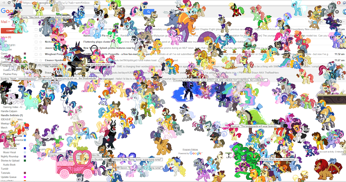 Equestria Daily - MLP Stuff!: Desktop Ponies Releases Massive Update