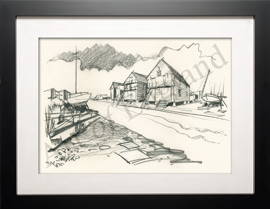 The Art of England - Drawings and Prints: Sketch of The Sail Lofts ...
