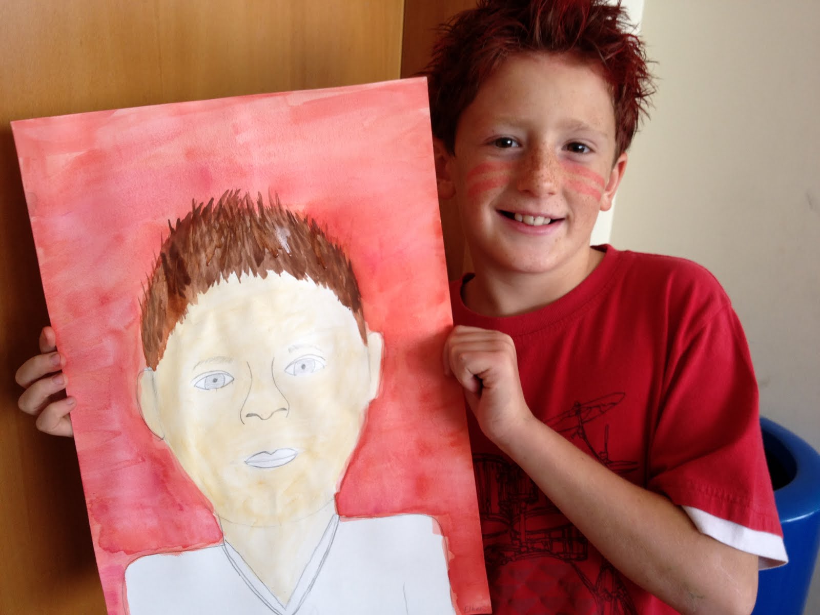 Making Our Mark: Grade 4 Self-Portraits