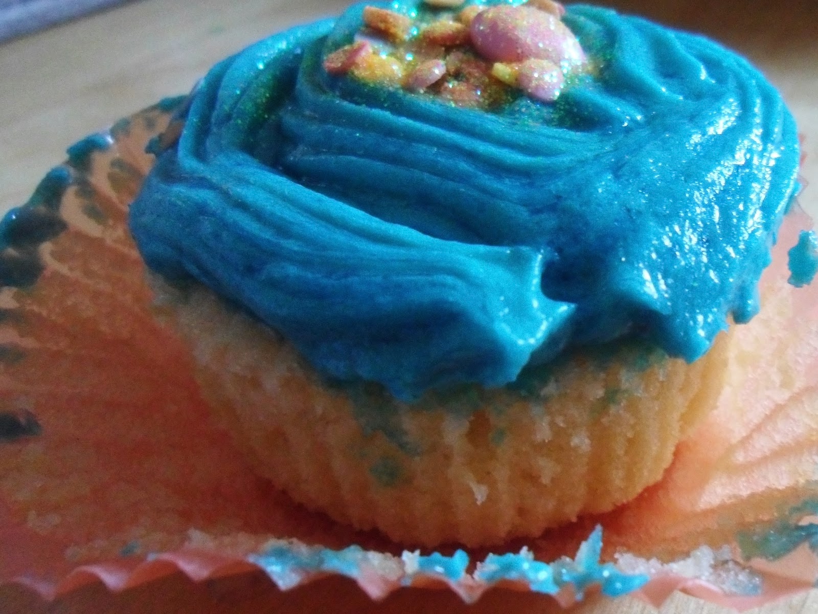 Mas que un cupcake: Cupcakes azules