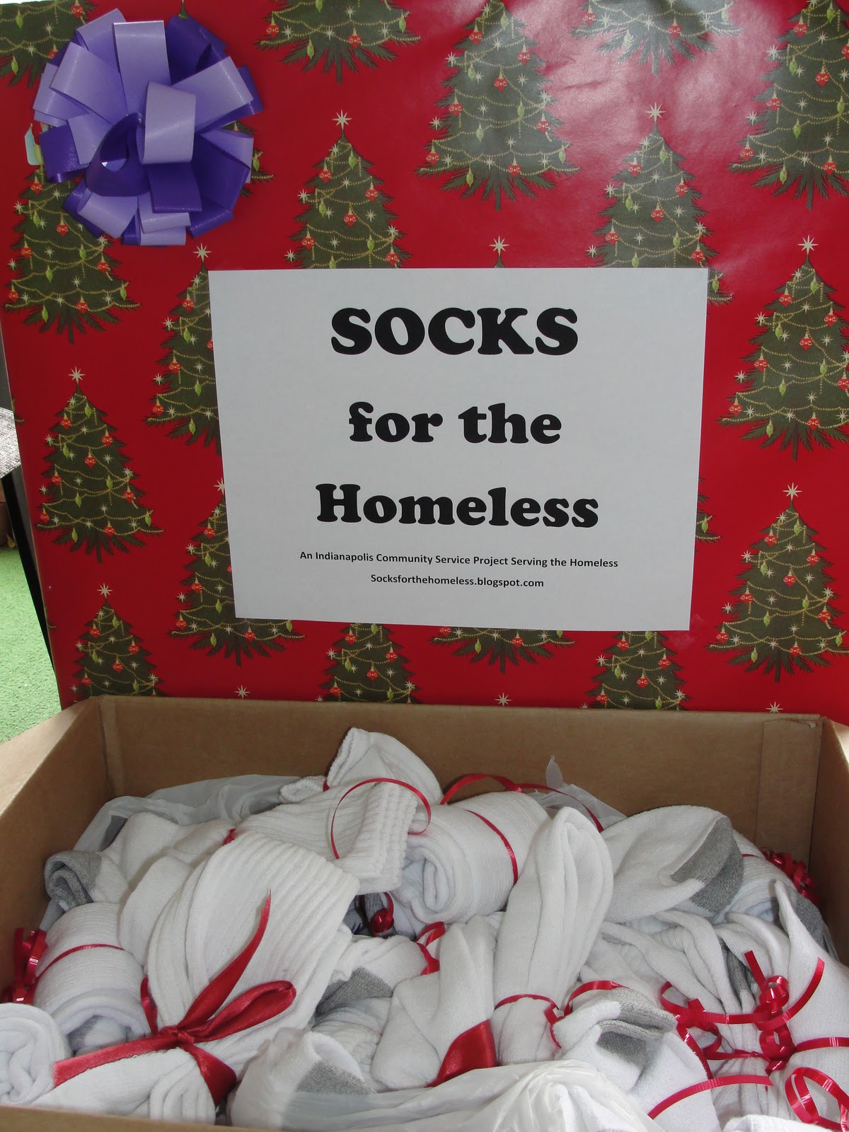 Socks For The Homeless: Photos