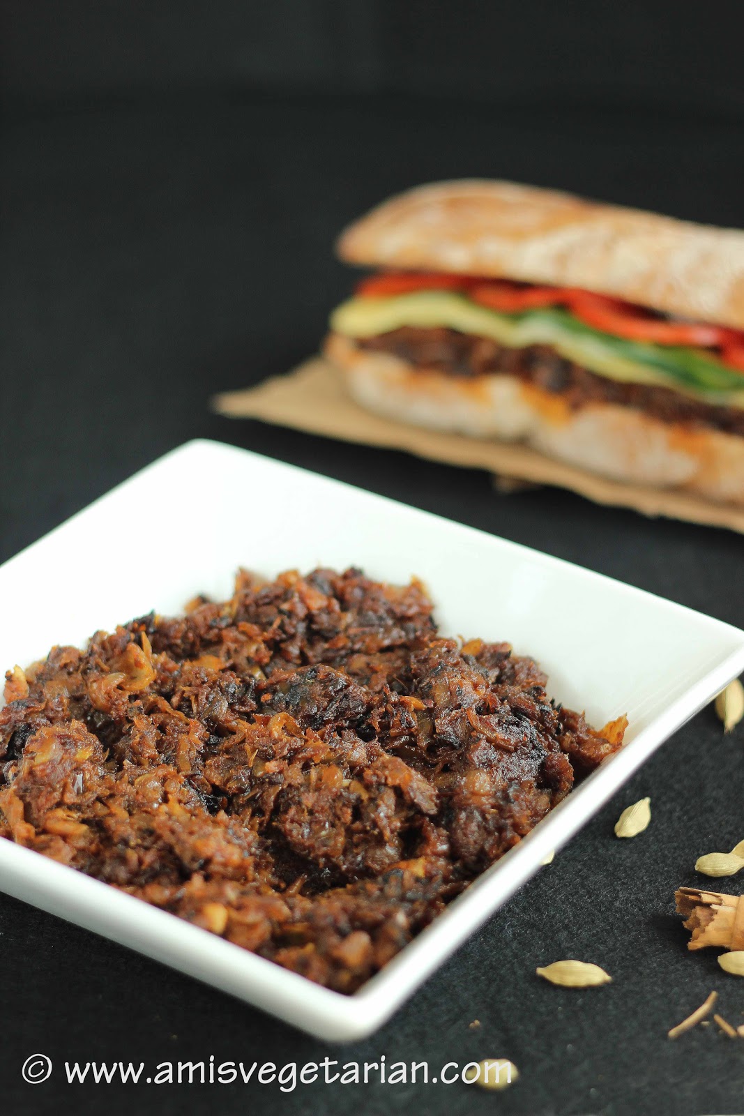 Ami's Vegetarian Delicacies: Seeni Sambol (Caramalised Onion with ...