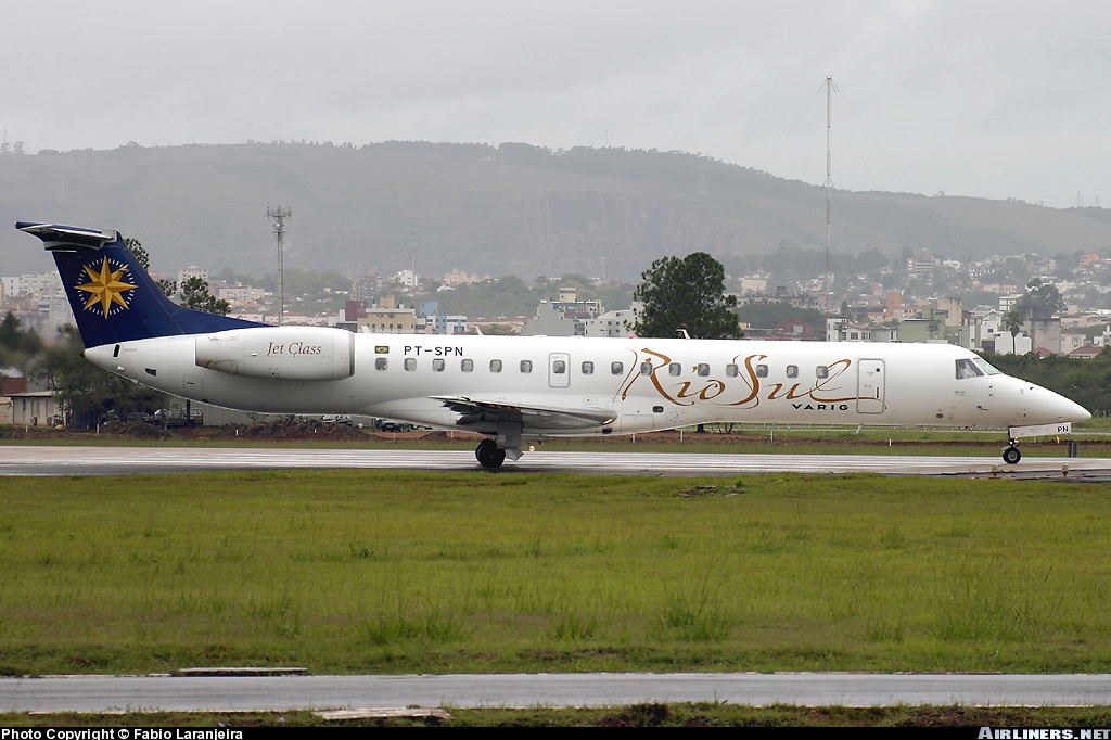 VARIG CRUZEIRIO DO SUL RIO-SUL: AVIÃO EMBRAER EMB-145RJ AMAZONAS (PT ...