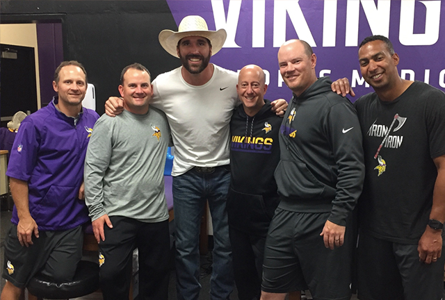 Golden Ram Football Club: Alumni News - Vikings Training Staff Honored