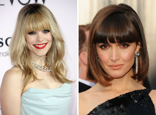 Universo feminino: Franjas para todos os tipos de rosto