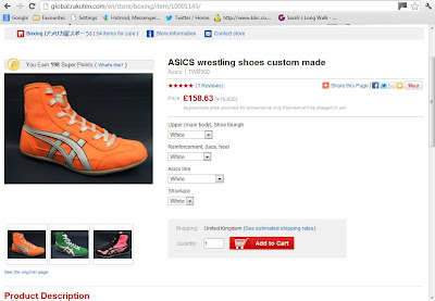 Boots160: Design Your Own Asics Wrestling Shoes!