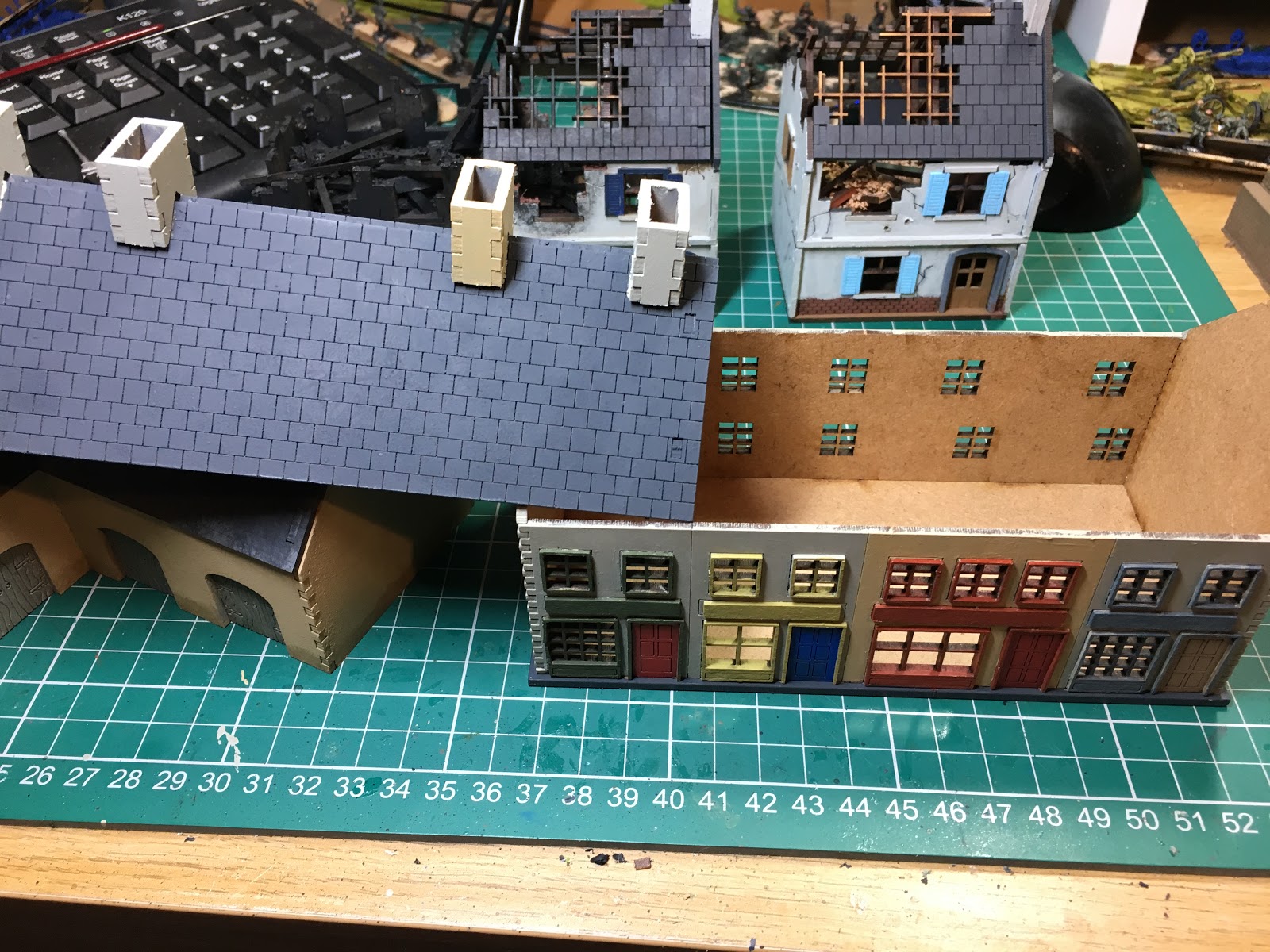 Mad Tin Hatter!: Finished!: 15mm Mdf buildings