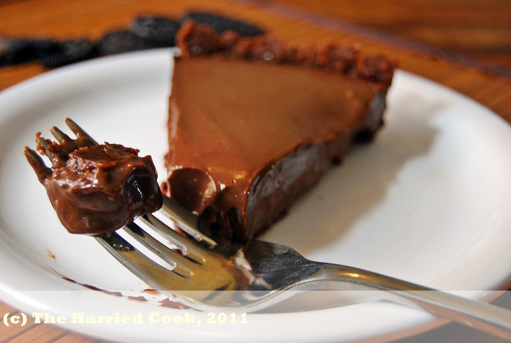 The Harried Cook: Moo-less Chocolate Pie