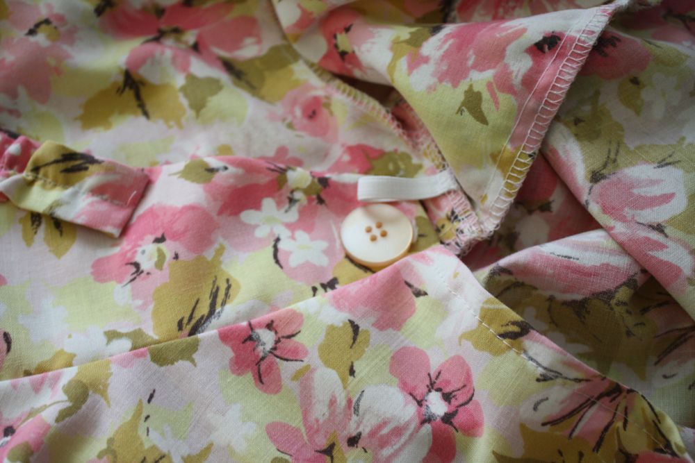 ruffled wrap dress tutorial