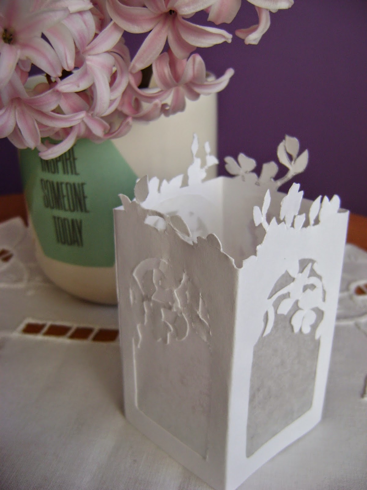 vis attractiva: Wiosenny lampion diy