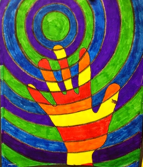 Ms. C's Artroom: Warm/Cool Color Hands