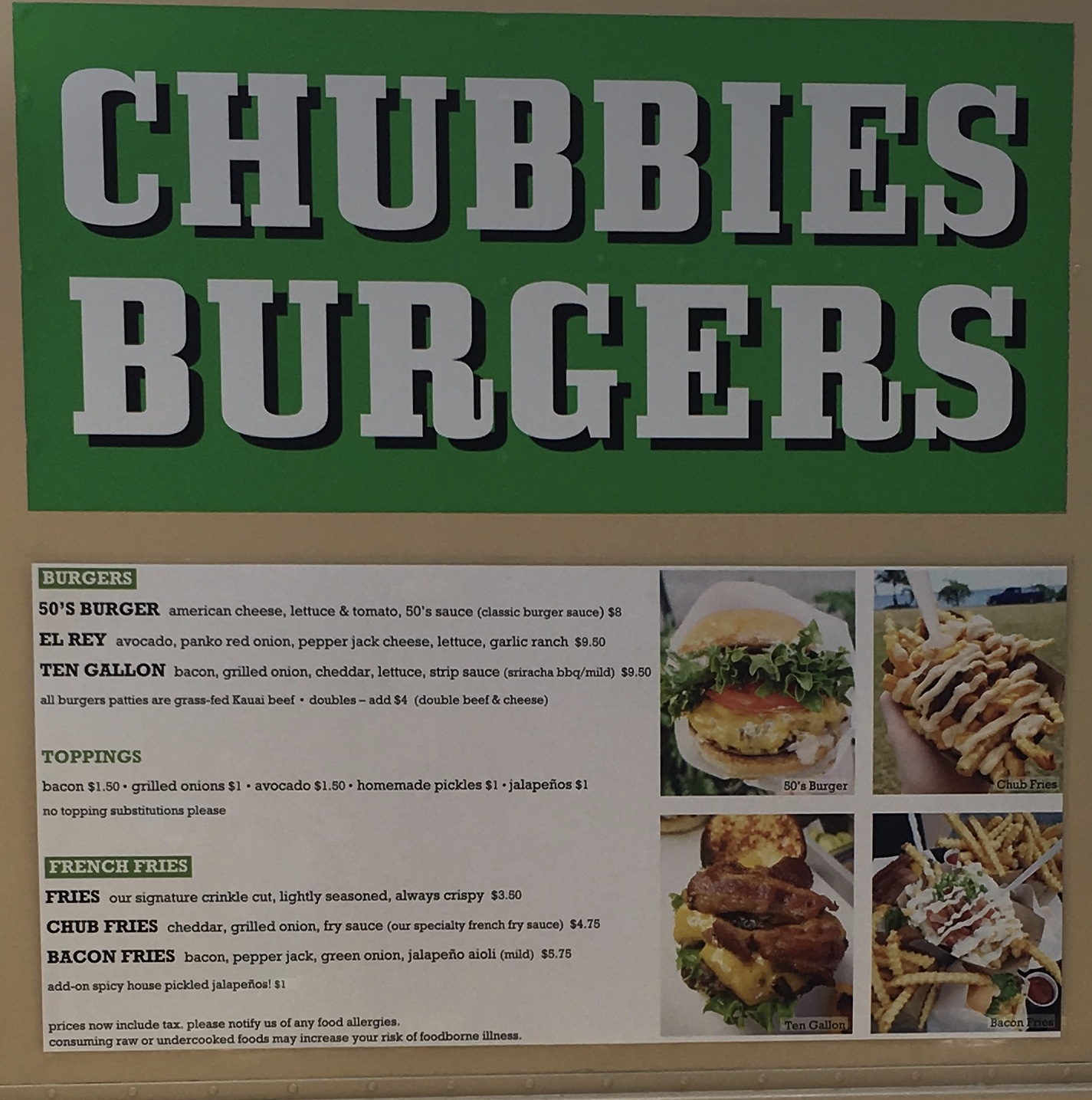 GREAT EATS HAWAII: CHUBBIES BURGERS