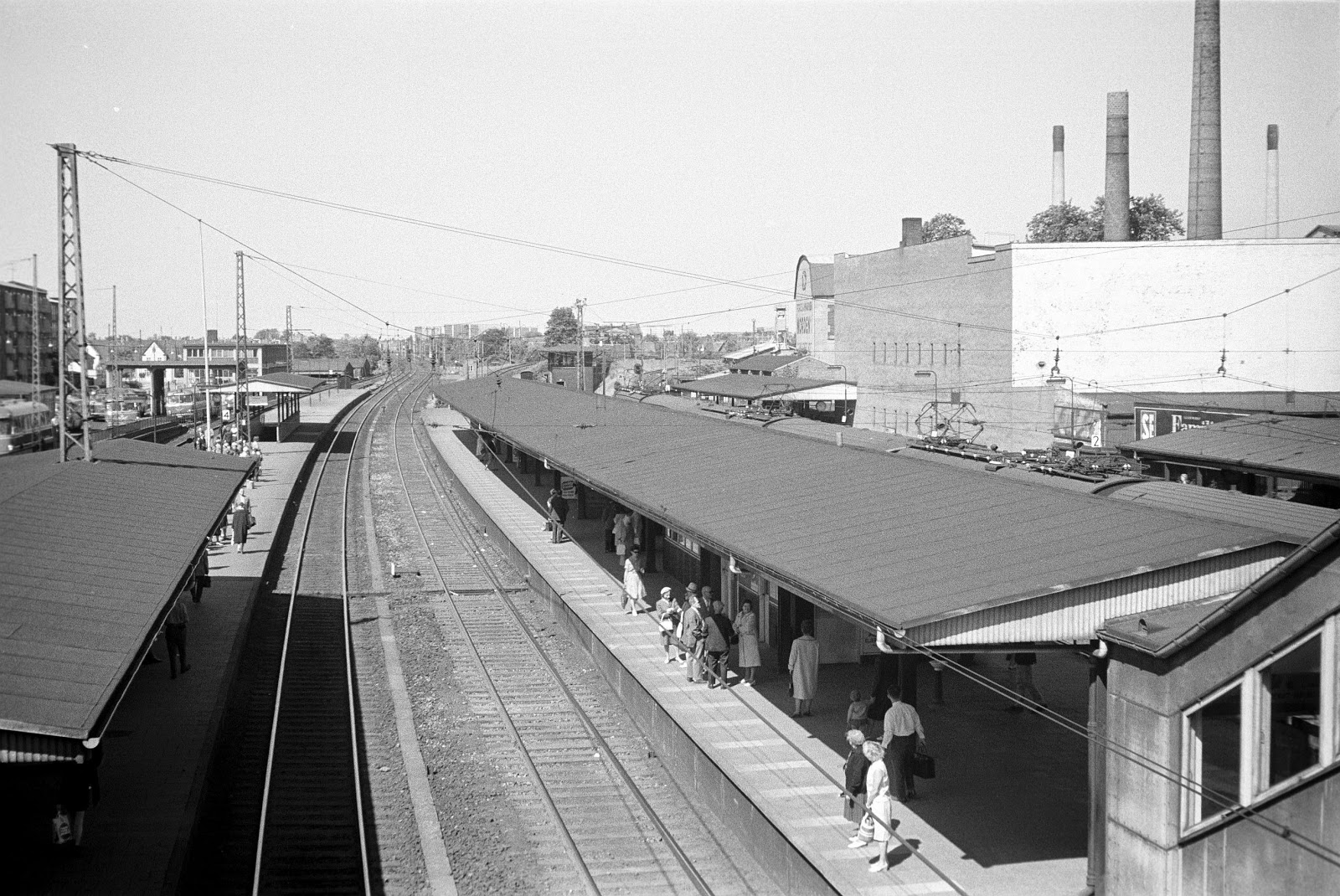 Valby og København, før og nu: Valby Station - 1961-69 - Holger ...