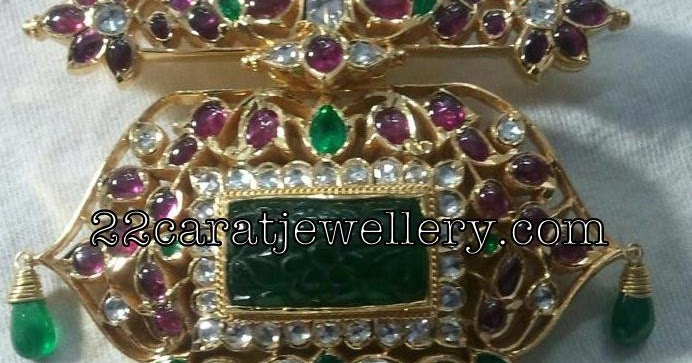 Pota Ruby Emerald Pendant - Jewellery Designs