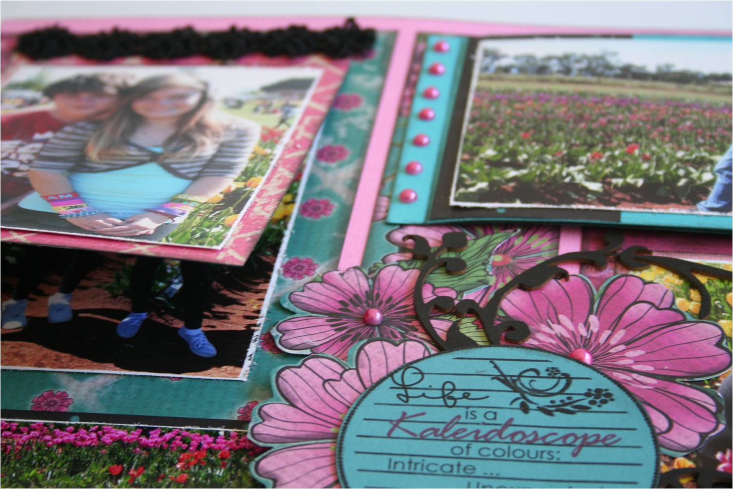 Scrap Collections Design Team: FLORAL TRESSEL class instructions
