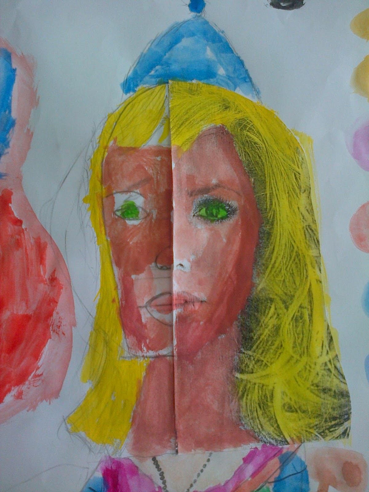 Vivi en el Arte: 6° B Simetría en la figura humana