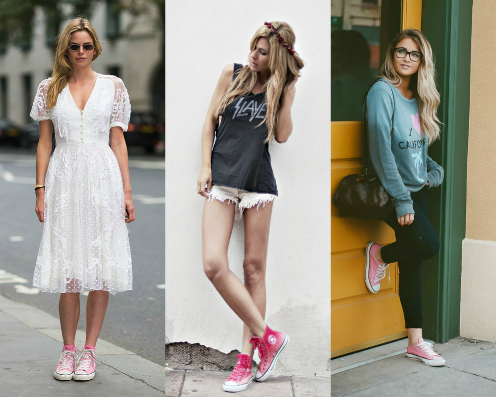 Blog da Jenny: Como usar: All Star rosa