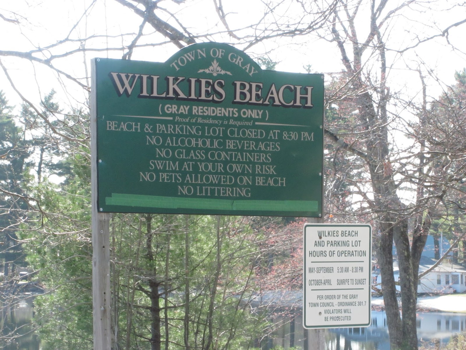 Recreational Kayaking in Maine: Crystal Lake, Gray, Maine