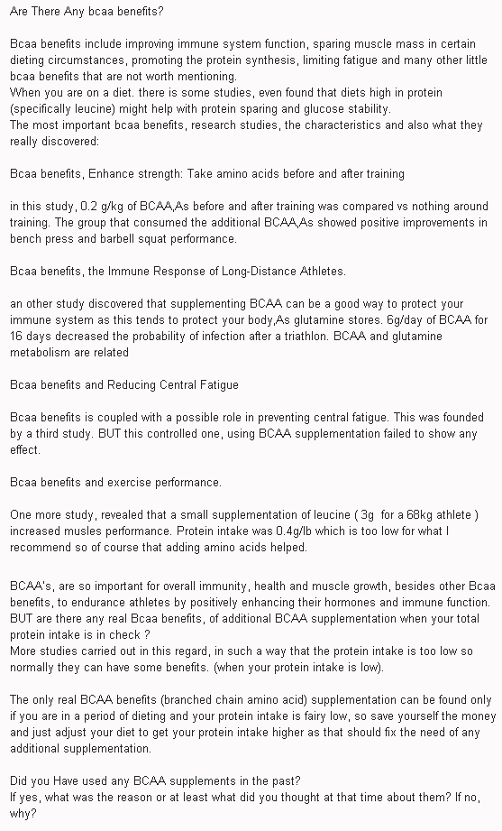 bcaa side effects and bcaa benefits in the balance.The Bodybuilder