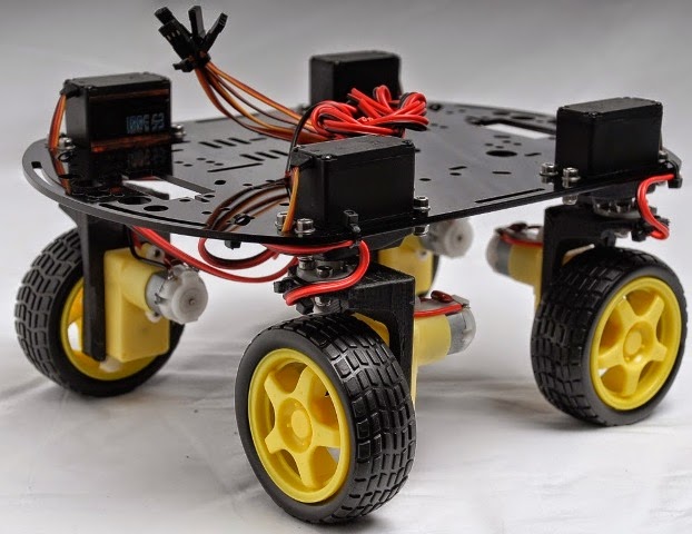 Andromina robot V.2.0: Robot Andromina ON ROAD v.1.2. (Arduino robot ...