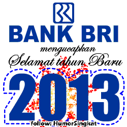Bank BRI logo Tahun Baru 2013 bergerak | Display Picture BBM