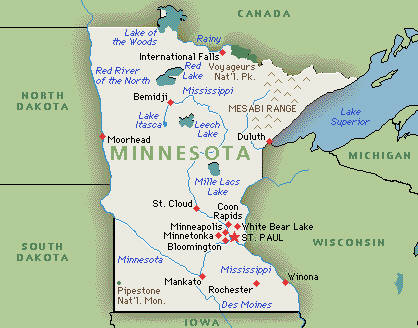 Visite los estados de Montana, Minnesota, Dakota del Norte y Dakota del ...