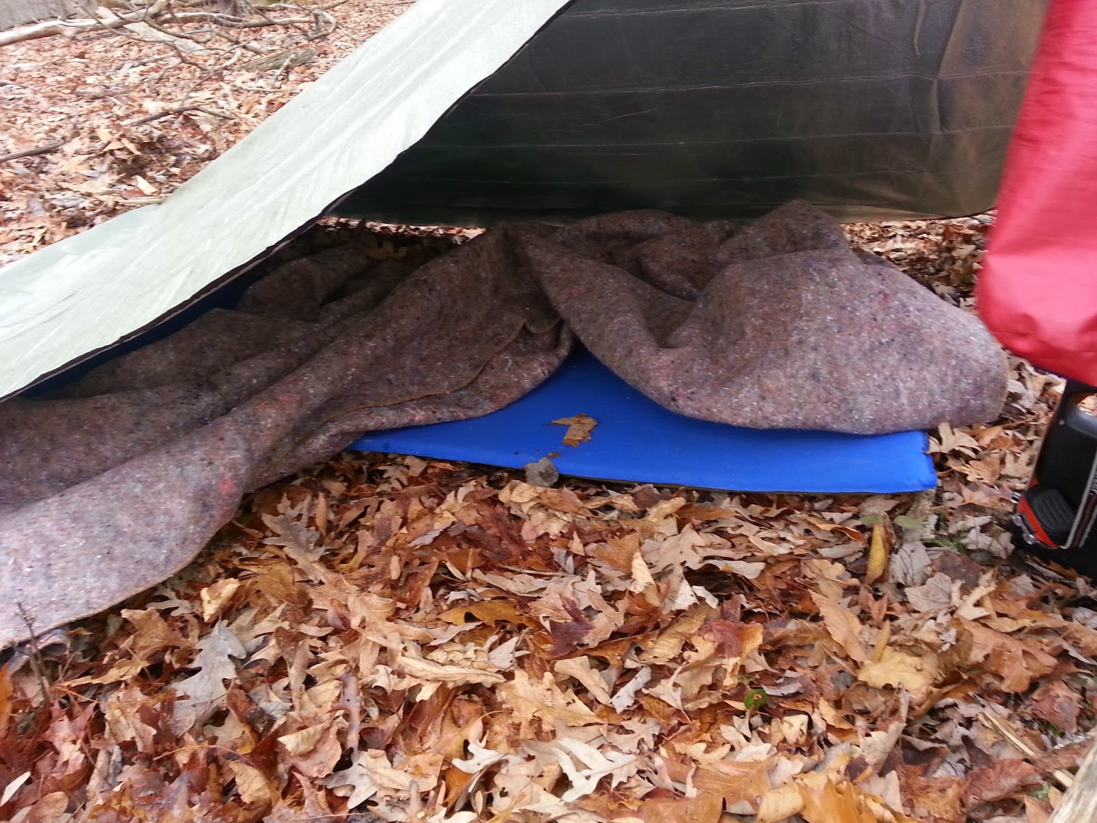 The 7 P's Blog: Diamond Tarp Shelter Setup