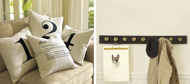{BLACK. WHITE. YELLOW.}: Numbers at Pottery Barn