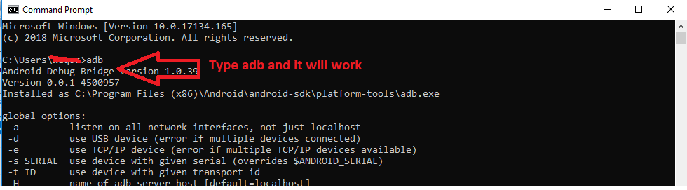 Information Technology: 'adb' is not recognized as an internal or ...