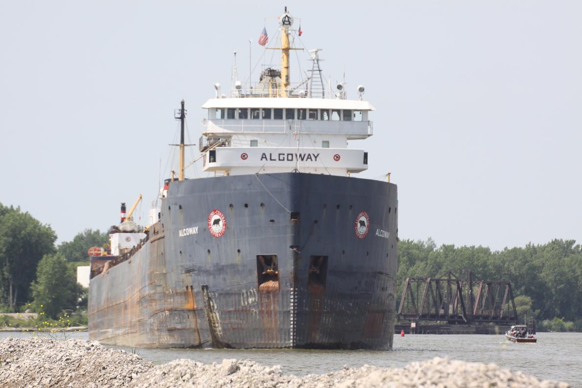 Michigan Exposures: The Algoway on the Saginaw River