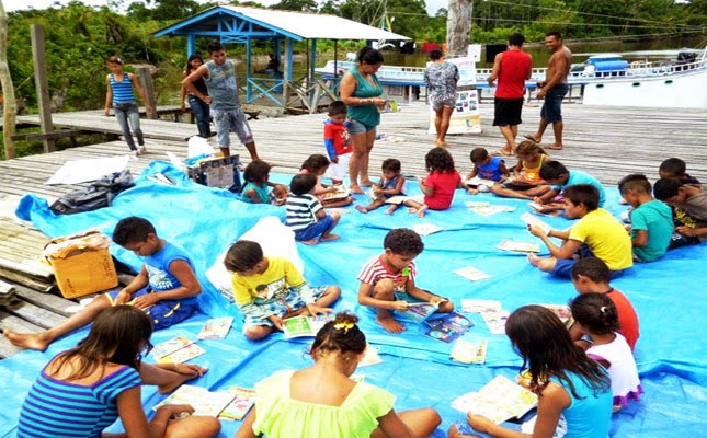 Comunidades ribeirinhas e quilombolas recebem incentivo à leitura no ...