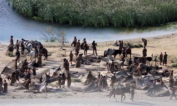 EL CABALLERO DEL ÁRBOL SONRIENTE: Más imágenes del khalasar en Navarra