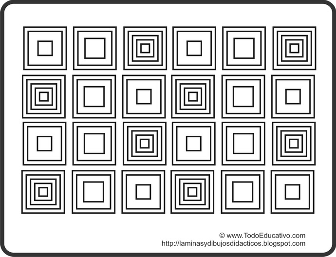 Dibujos para colorear de cuadrados - Imagui