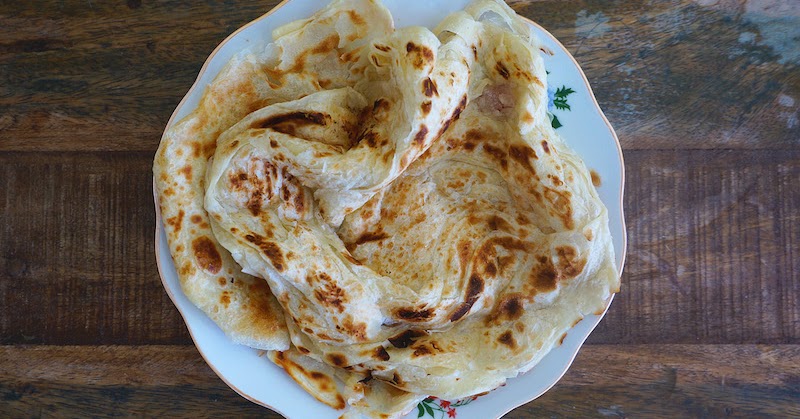 Roti Canai (Roti Pratha/Paratha)
