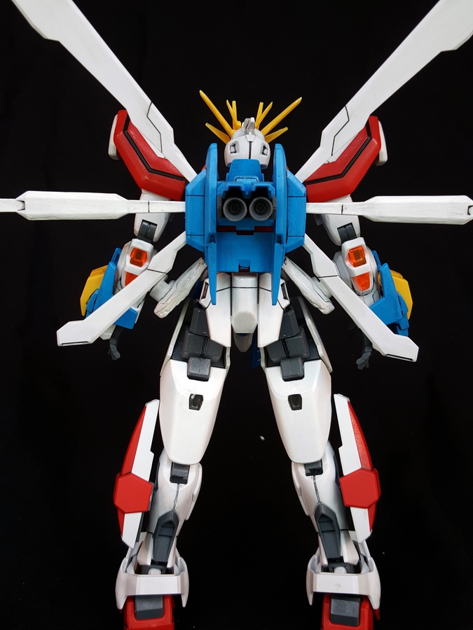 Custom Build: 1/144 Burning God Gundam