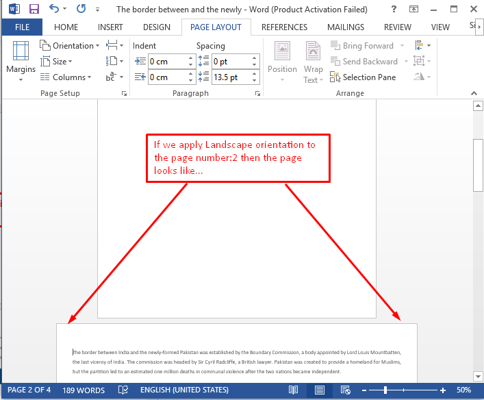 PAGE LAYOUT RIBBON - RAMESH'S BLOG
