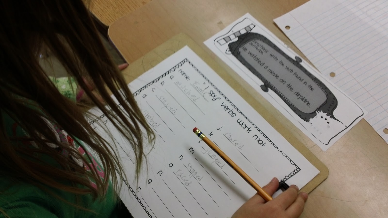 Stellar Students: Vivid Verbs